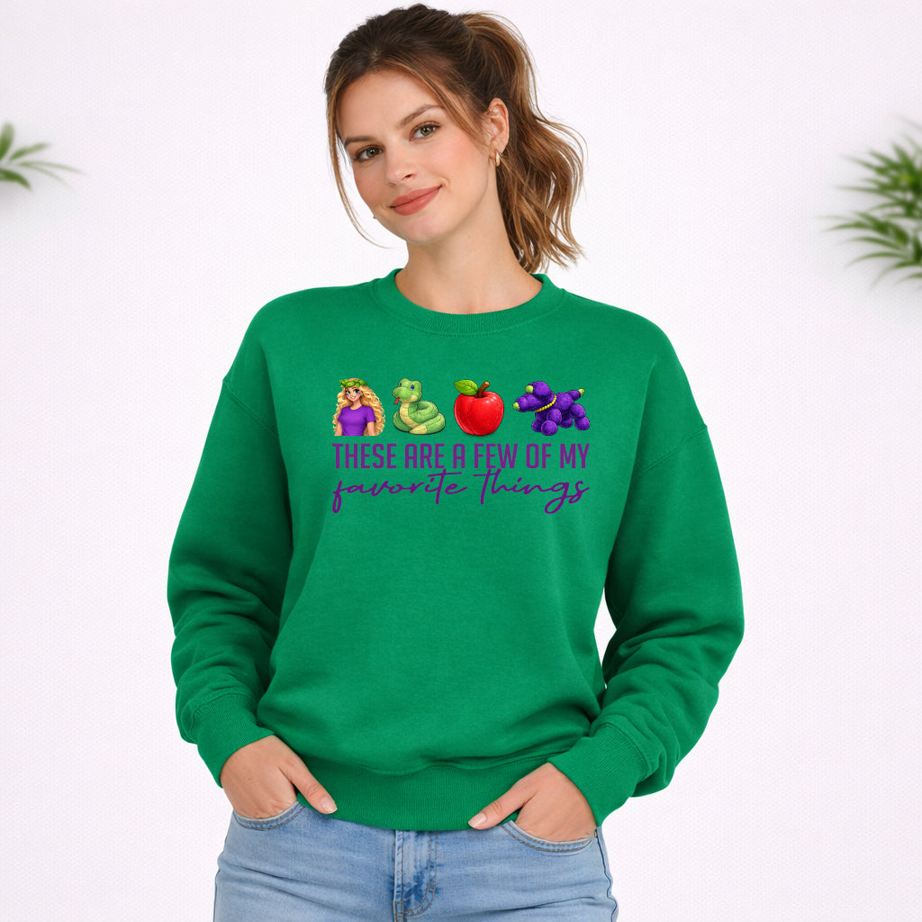 Mardi Gras Favorite Things Raglan Sweatshirt | Women’s Mardi Gras ...